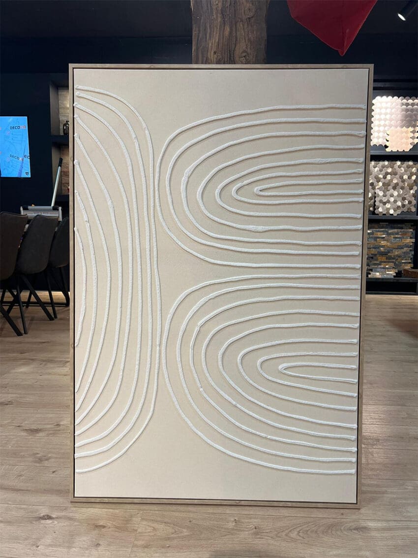 Kopen 3D wanddecoratie Textiel 83x123cm @ €199.00 – Wandpanelen van Aydo Deco