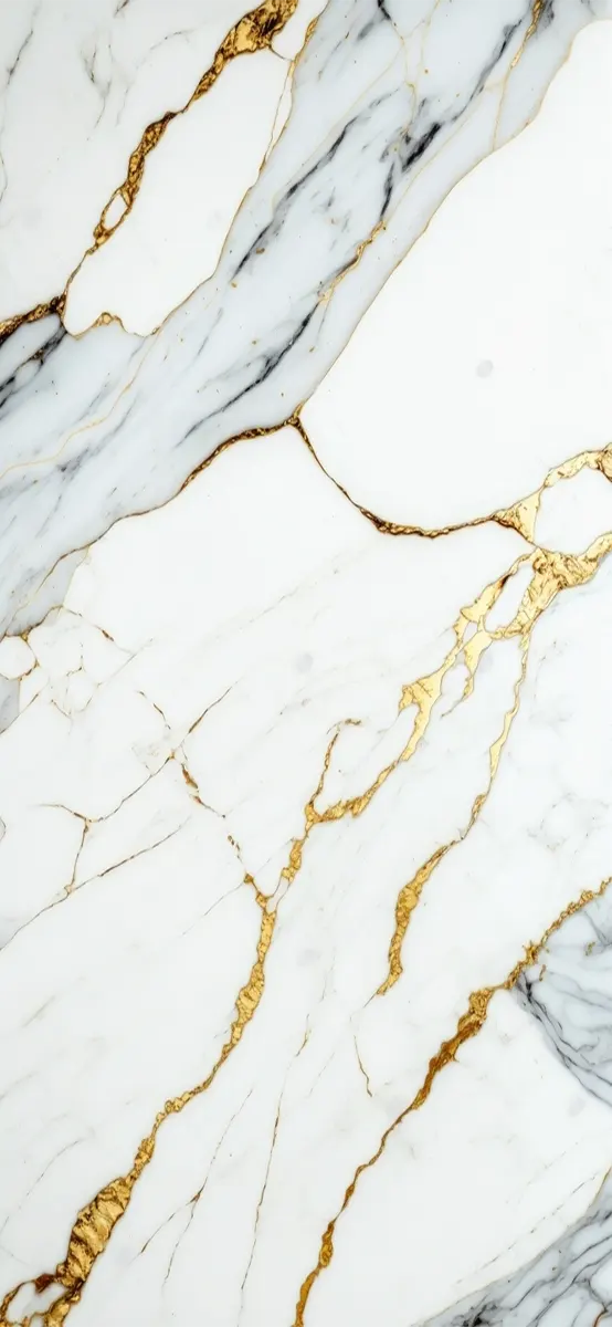 Wit Goud Marmer Wandpaneel 260x122 - Aydo Deco