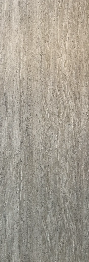 SPC Marble-look Wall Panel: Travertine Mist 96x280